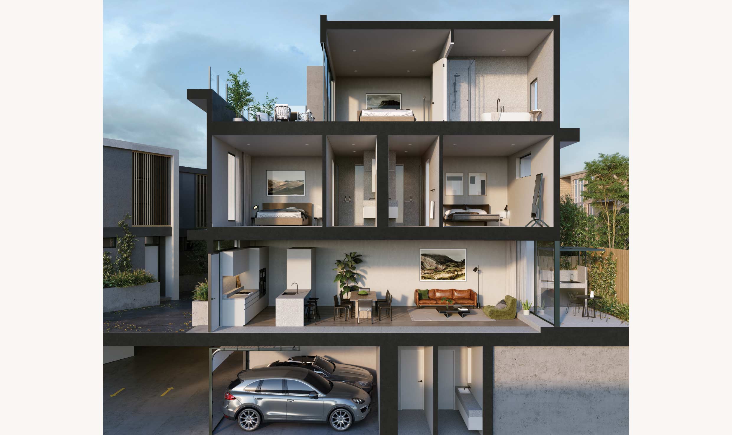 The Mill · Residences of Toorak · The Terraces